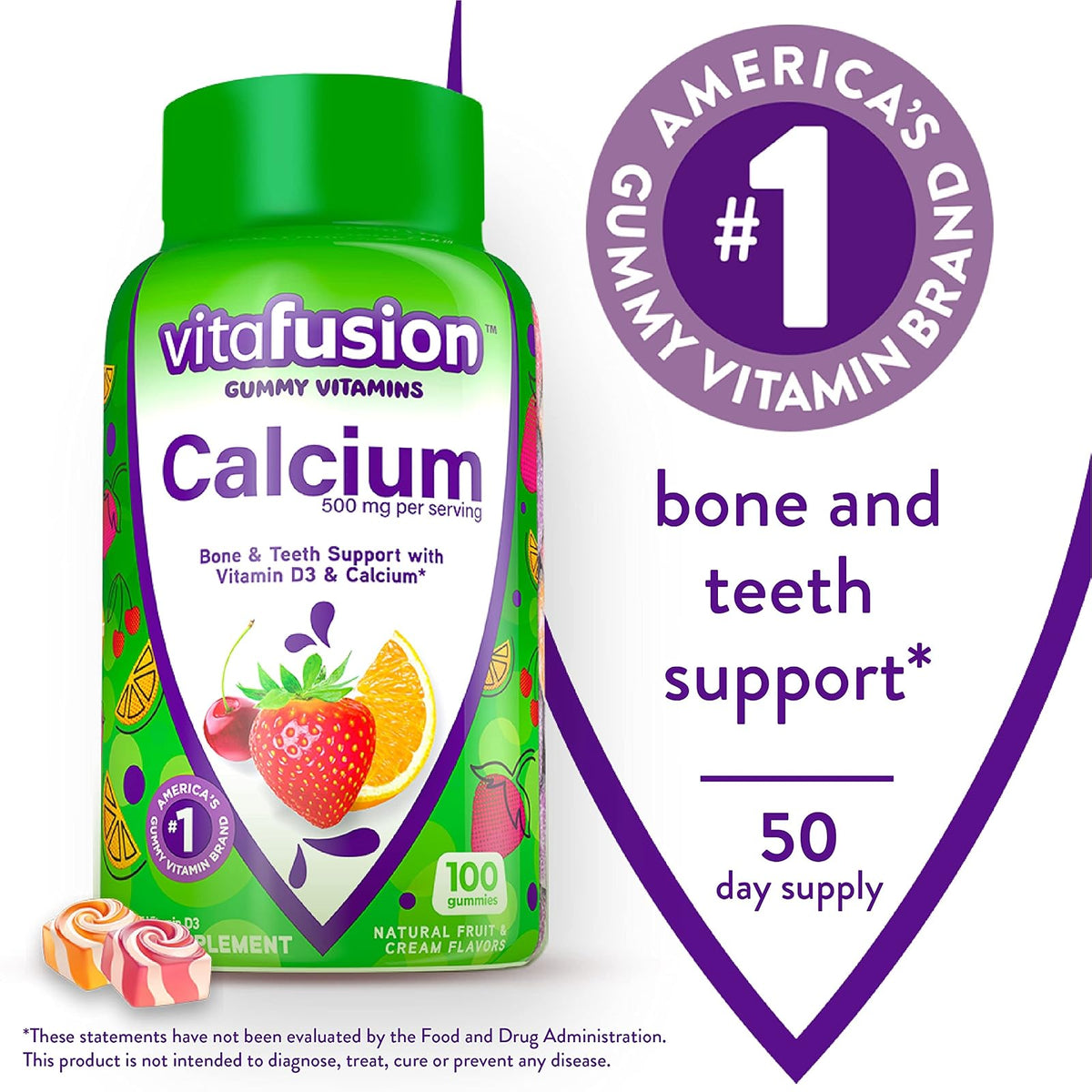 100 gummies for daily Vitamin D