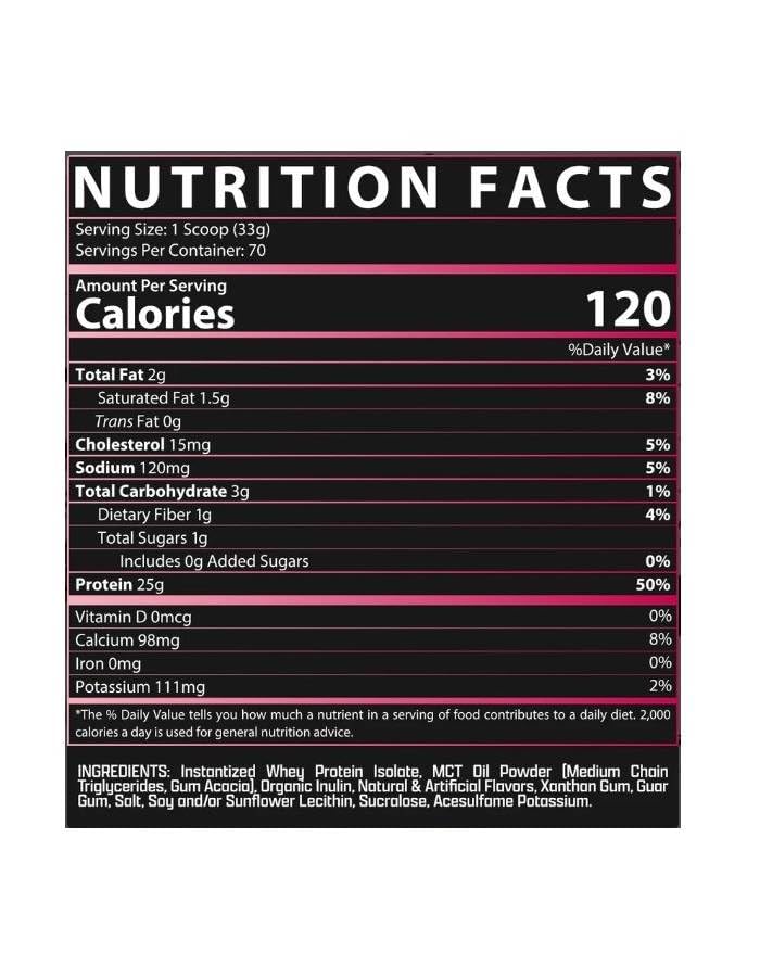 100% instantized whey protein powder