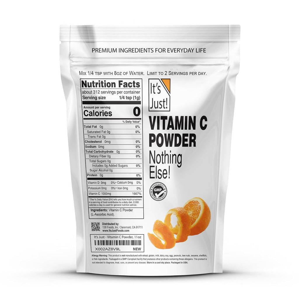 100% l-ascorbic acid benefits