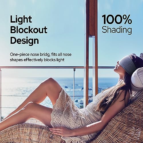 100% light blocking eye mask for sleep