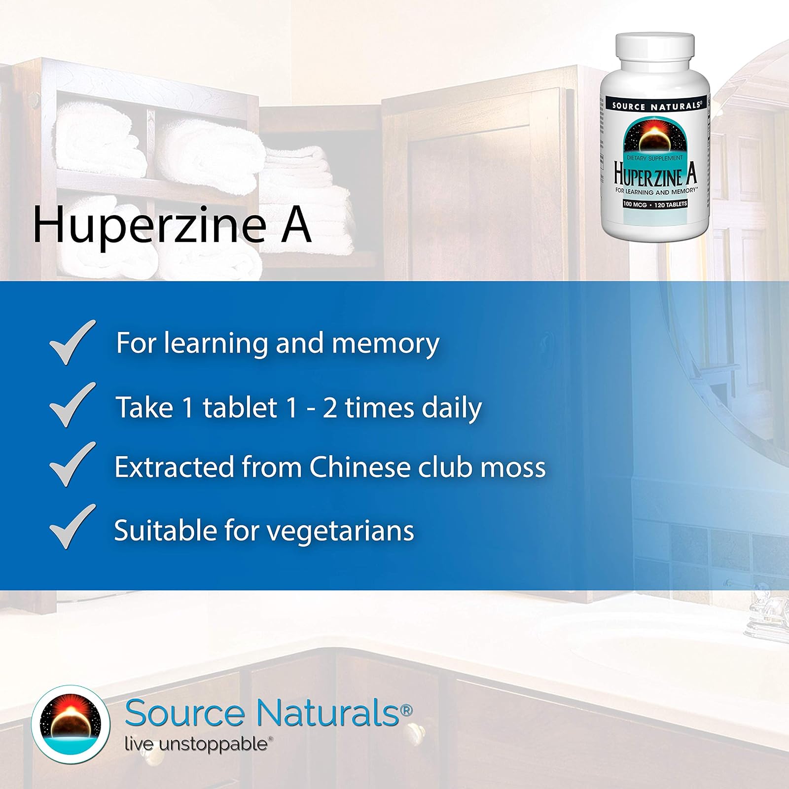100 mcg Huperzine A dosage