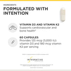 100 mcg K2 and 1000 IU D3