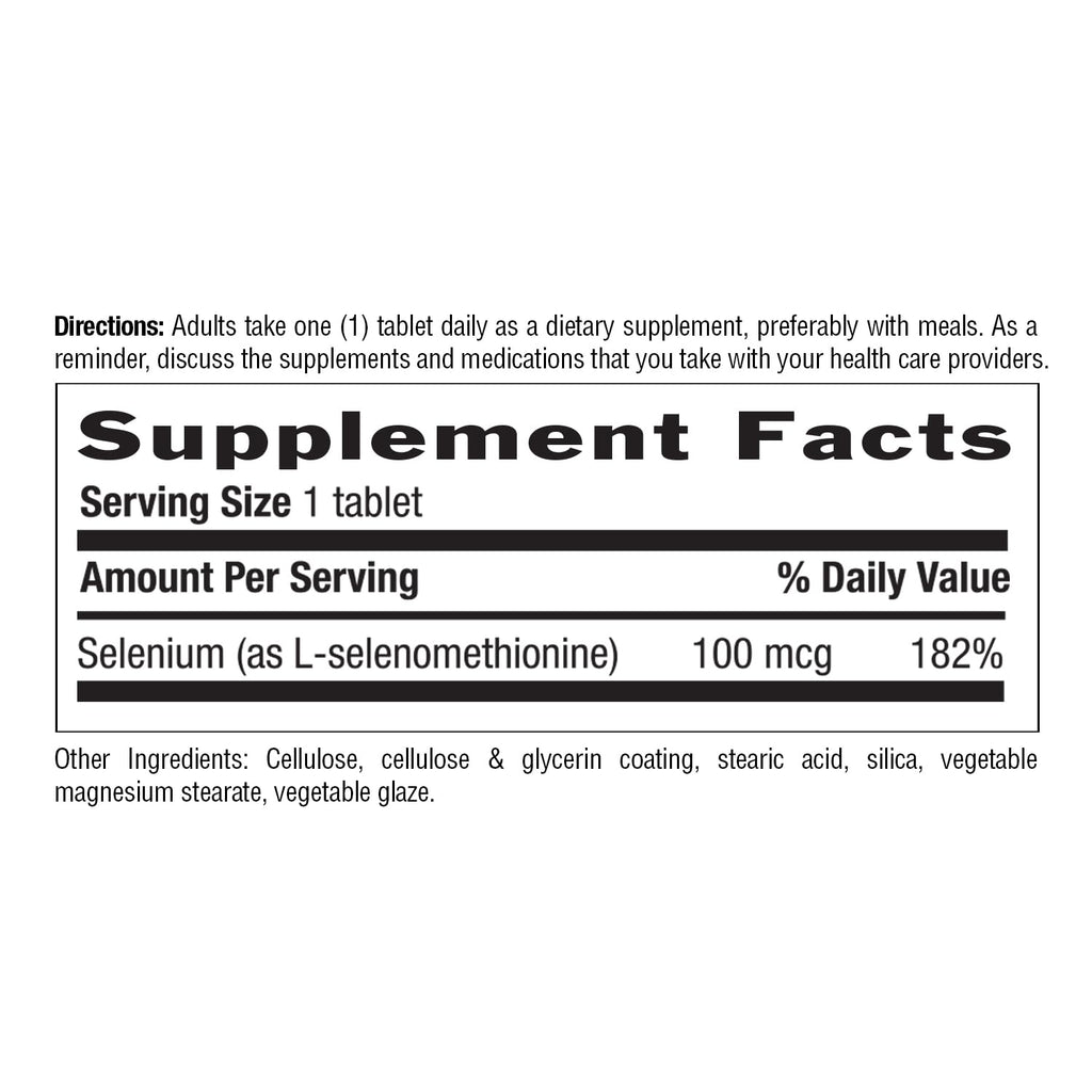 100 mcg selenium for immune support