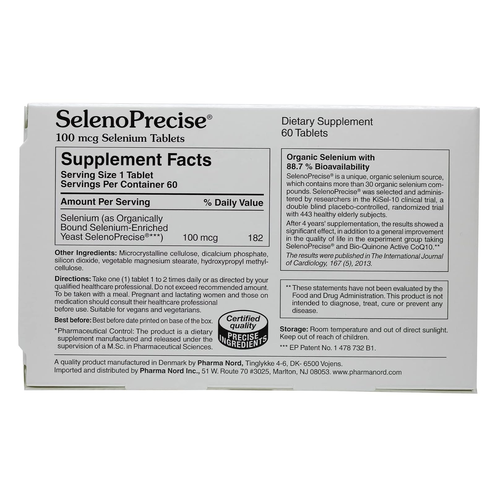 100 mcg selenium for immune support