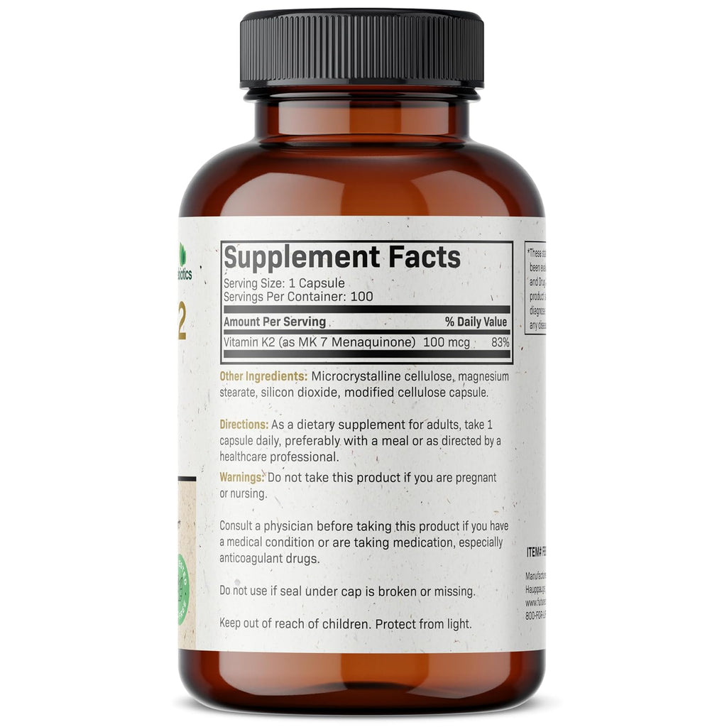 100 mcg vegetarian vitamin K supplement