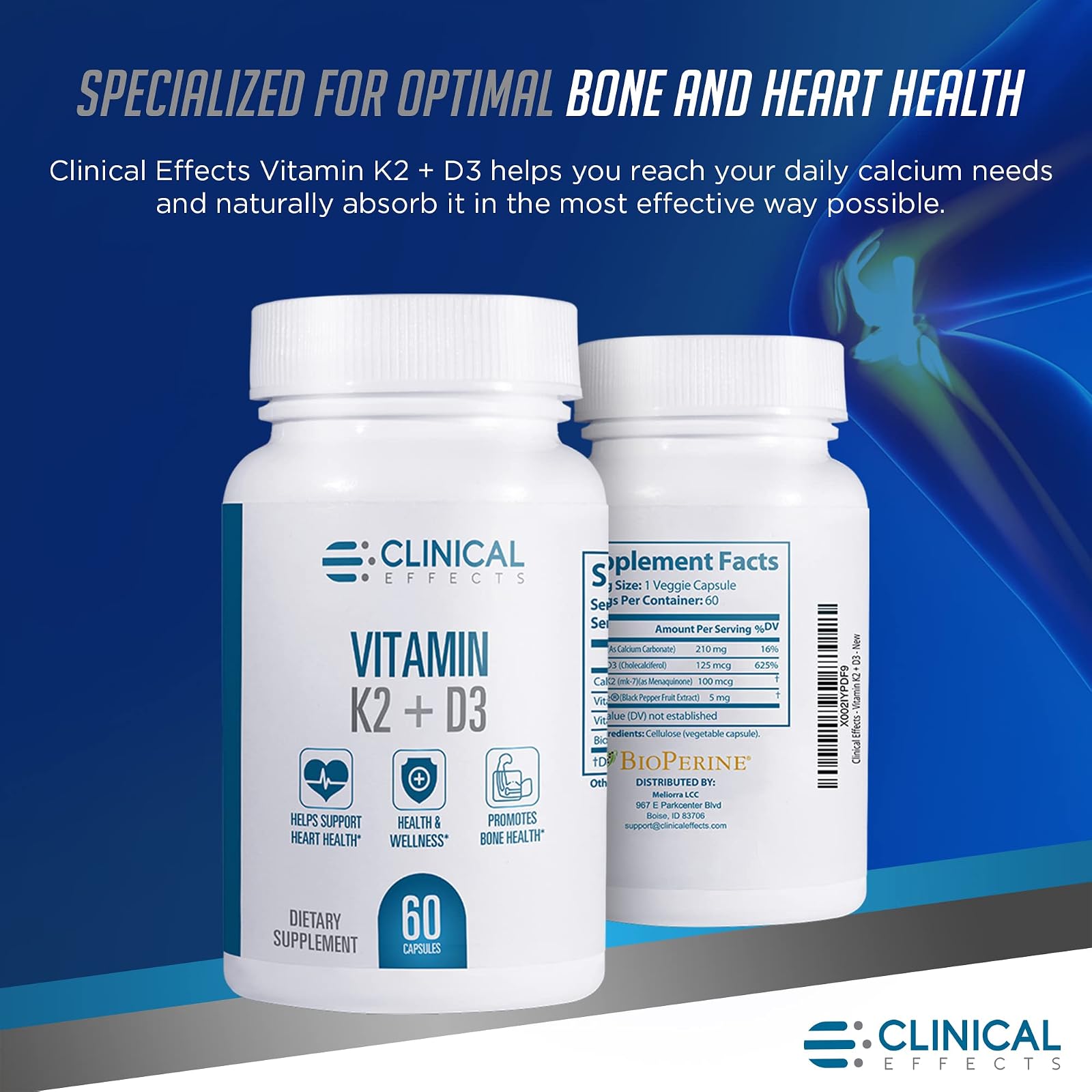 100 mcg vitamin K2 D3 supplement