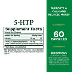 100 mg 5-HTP capsules for relaxation