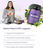 100 mg 5-HTP capsules for stress relief