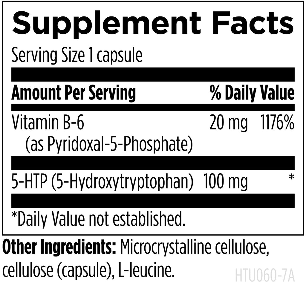 100 mg 5-HTP capsules