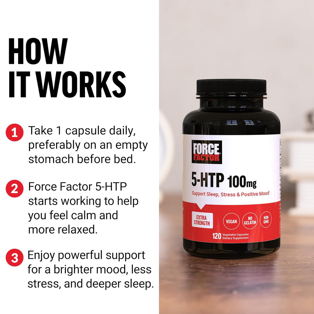 100 mg 5-HTP for emotional balance