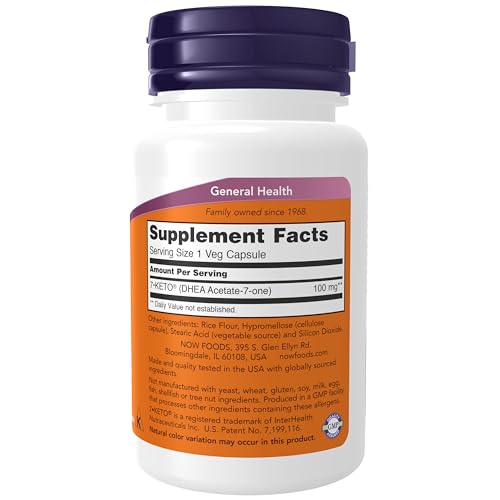 100 mg 7-Keto capsules for energy