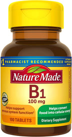 100 mg B1 capsules for energy