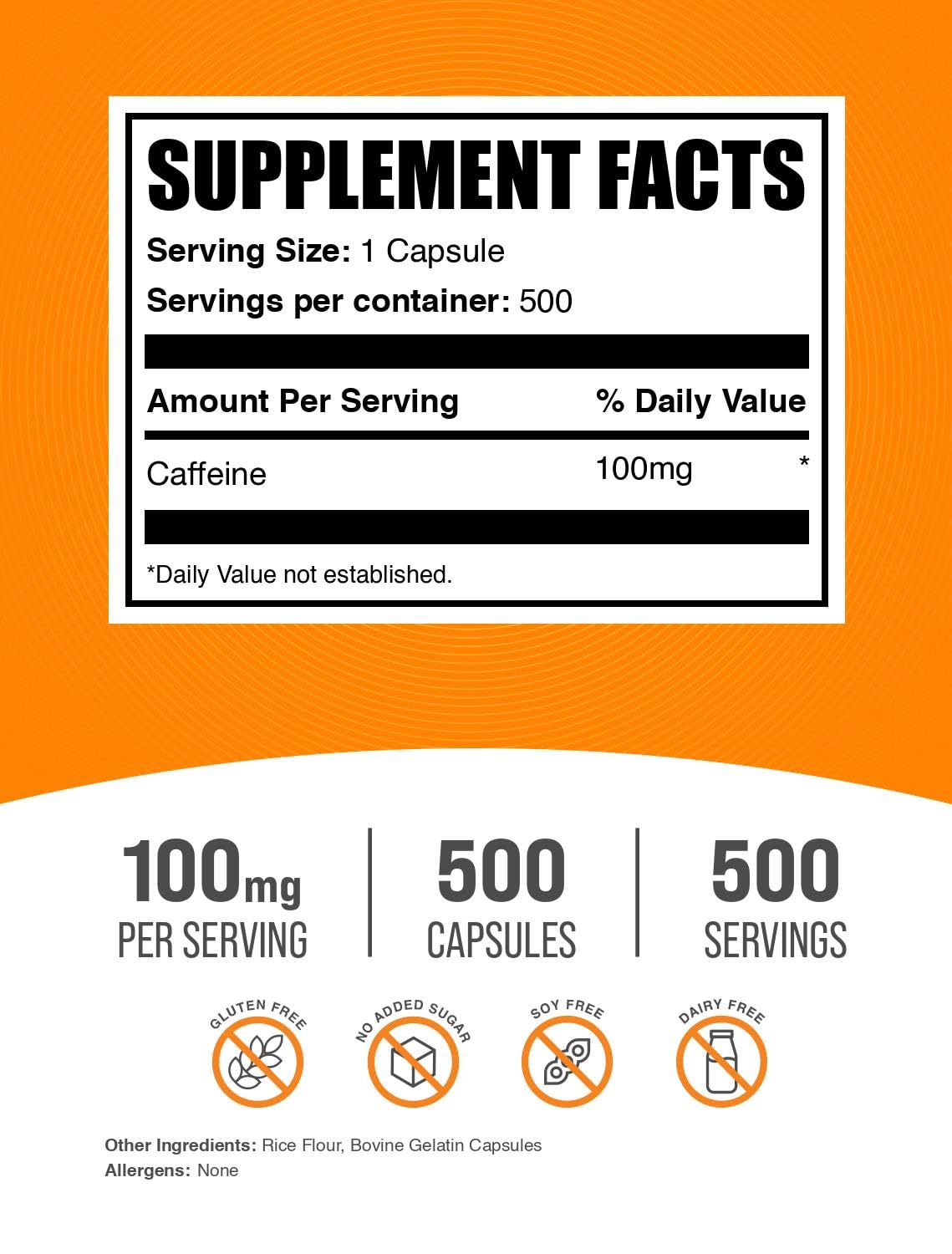 100 mg caffeine capsules for workouts