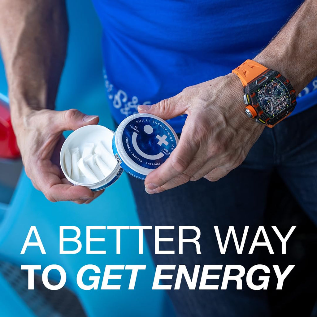 100 mg caffeine energy boost pouches