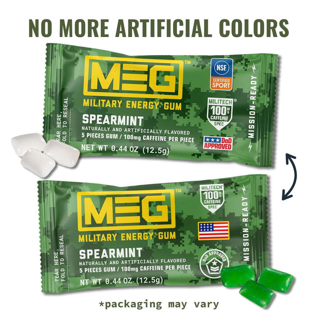 100 mg caffeine energy gum for athletes