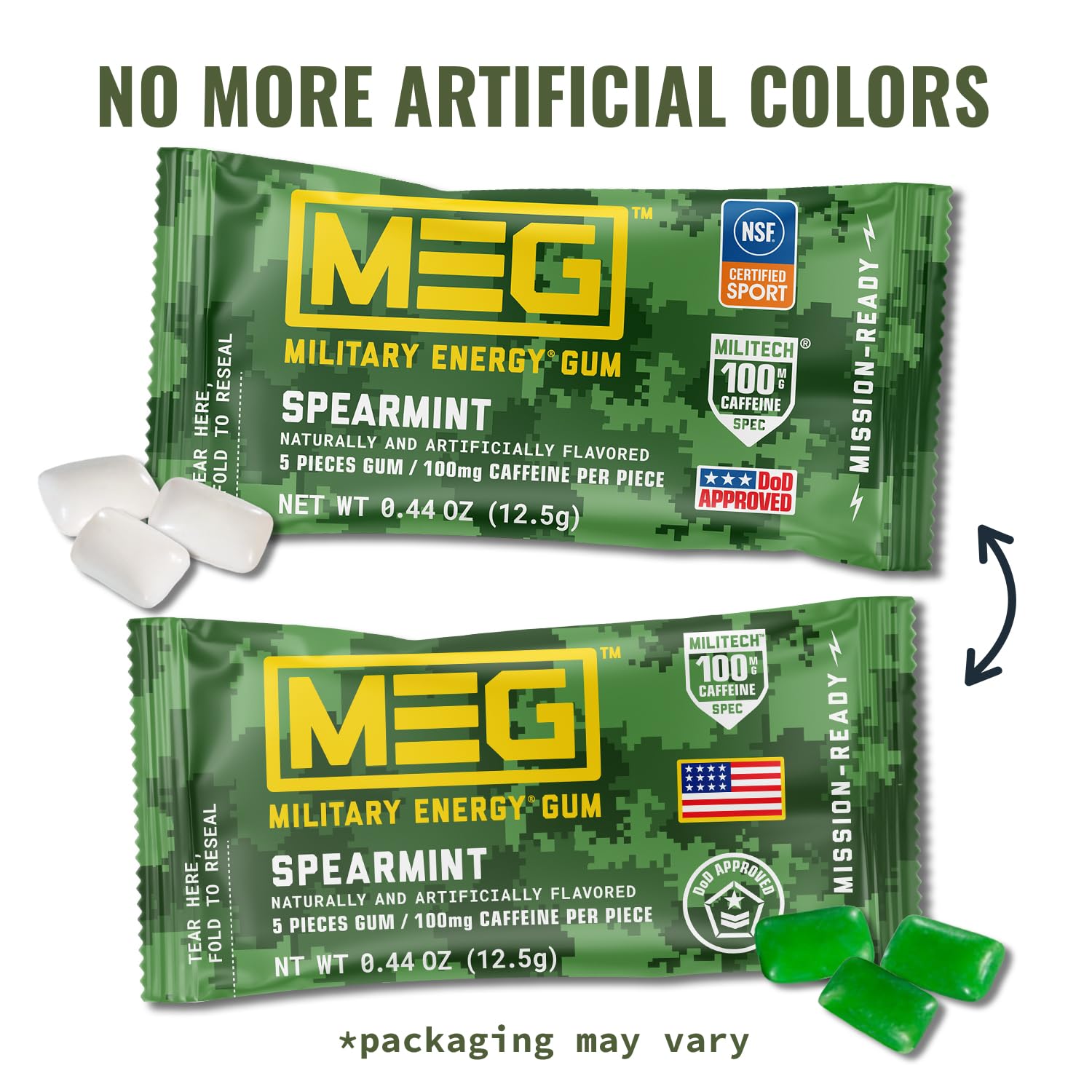 100 mg caffeine energy gum for athletes