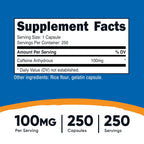 100 mg caffeine for endurance boost