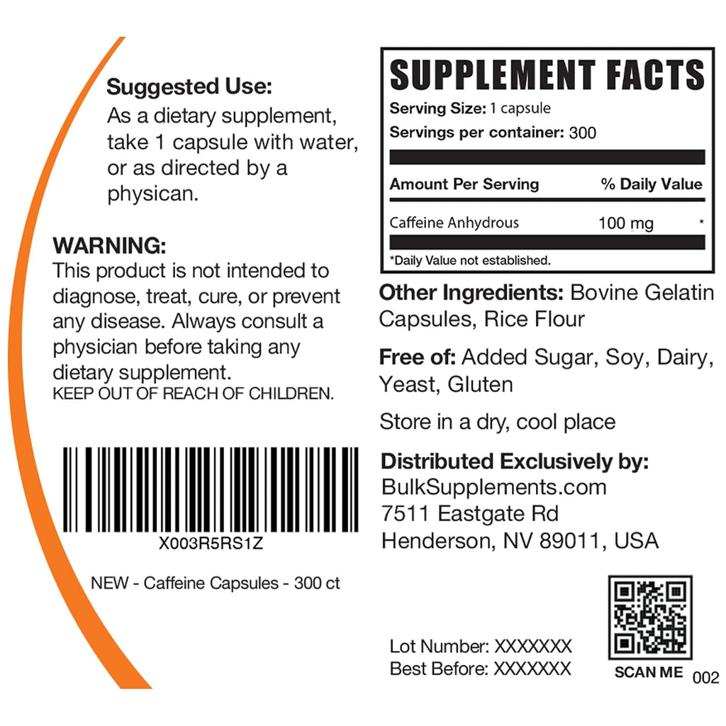 100 mg caffeine for workout boost