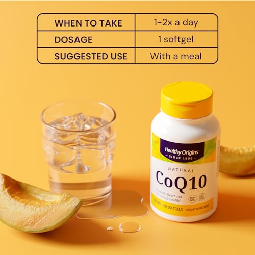 100 mg CoQ10 for antioxidant protection
