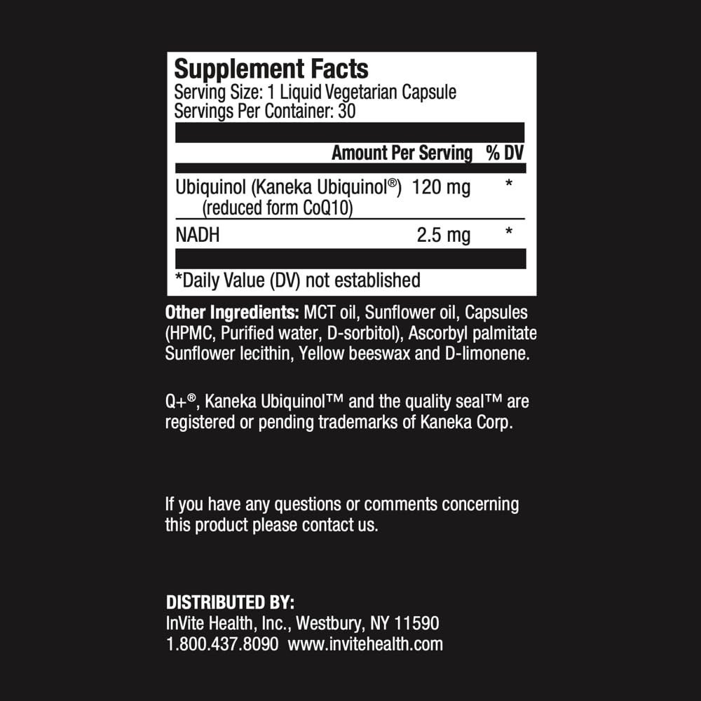 100 mg CoQ10 for energy support