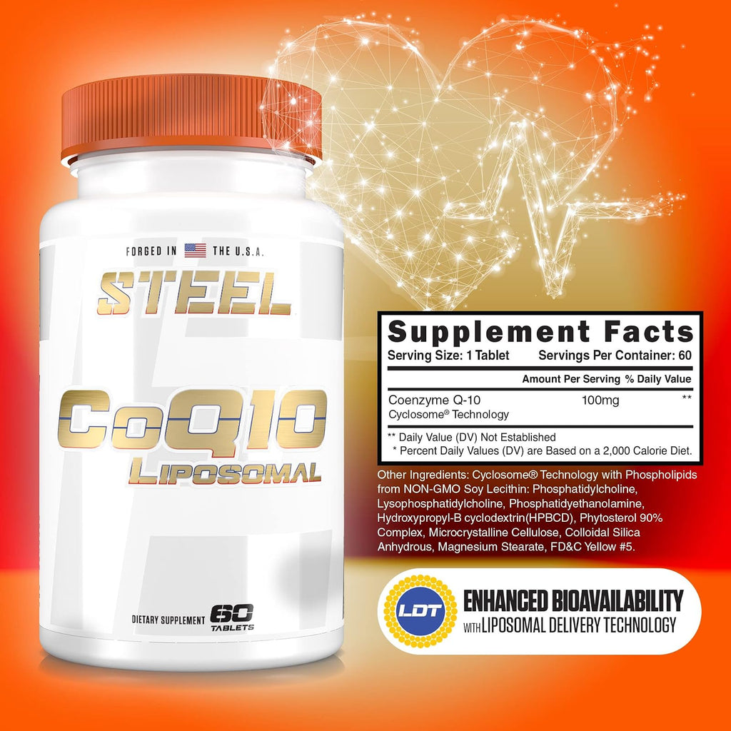 100 mg CoQ10 for energy support