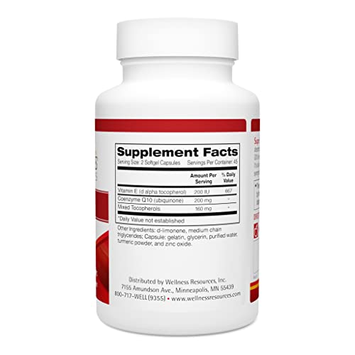 100 mg CoQ10 for energy