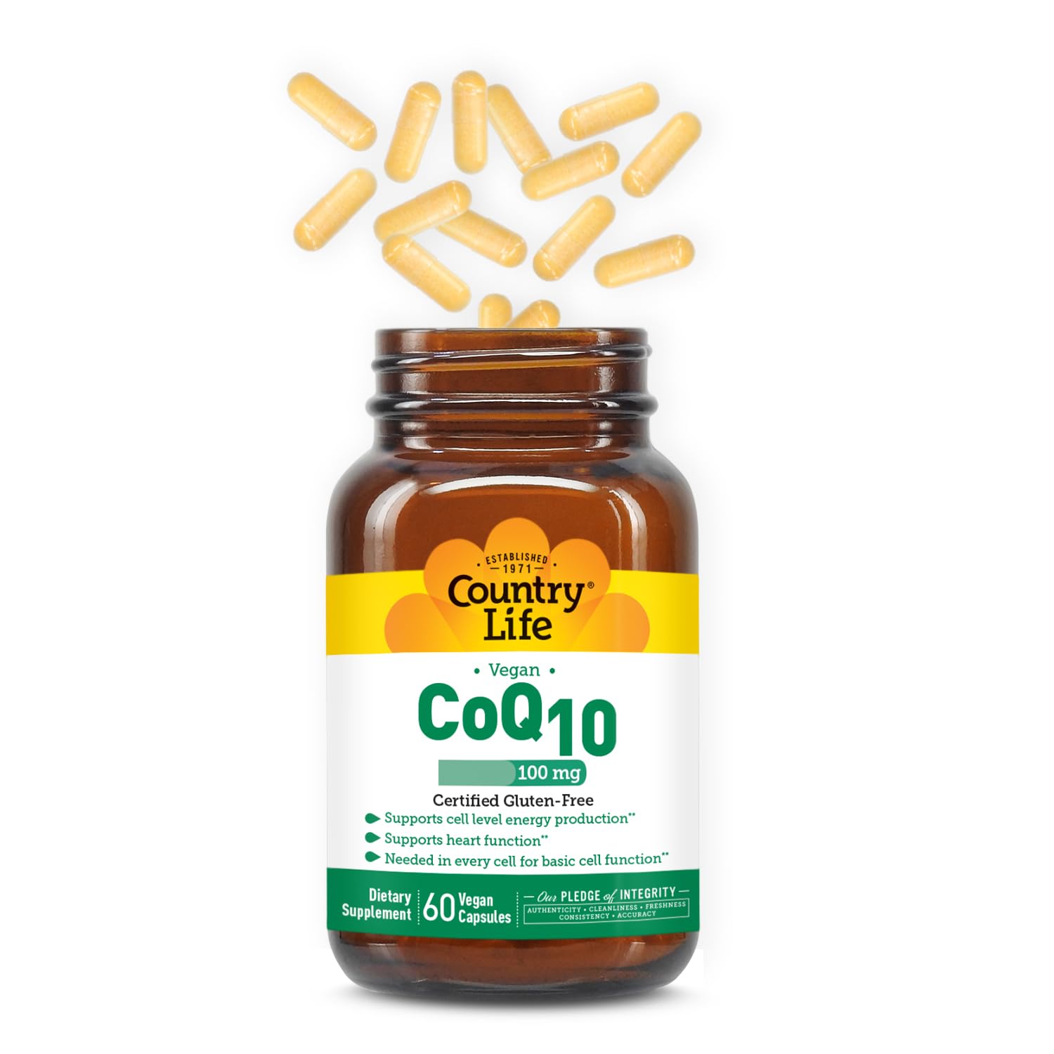 100 mg CoQ10 for heart health