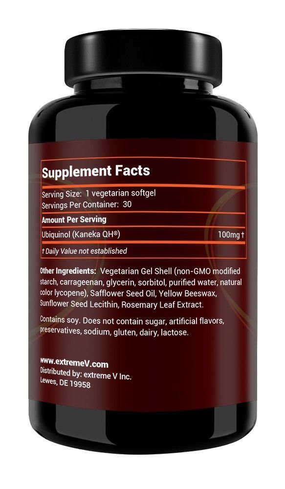 100 mg CoQ10 for heart health