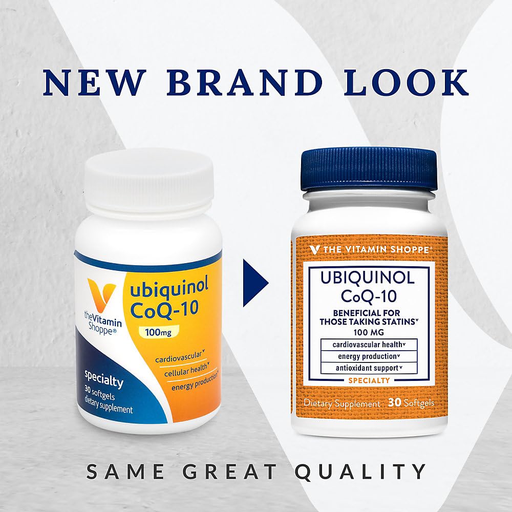 100 mg coq10 softgels for energy
