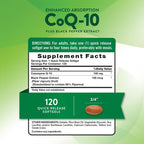 100 mg CoQ10 supplement for heart health
