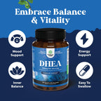 100 mg DHEA capsules for energy