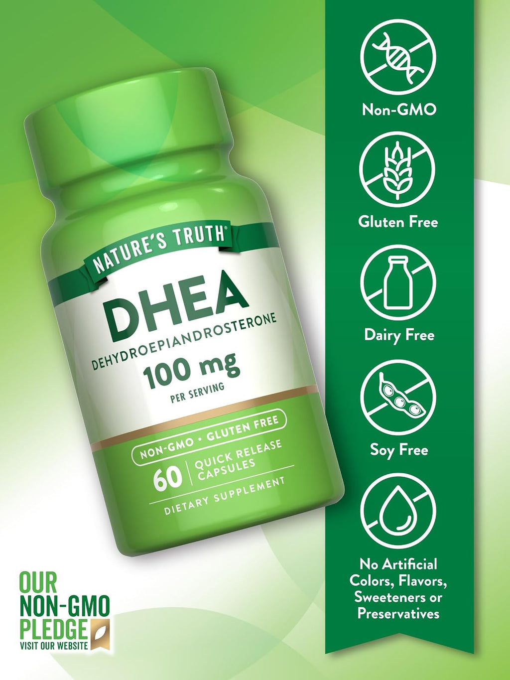 100 mg DHEA for energy boost