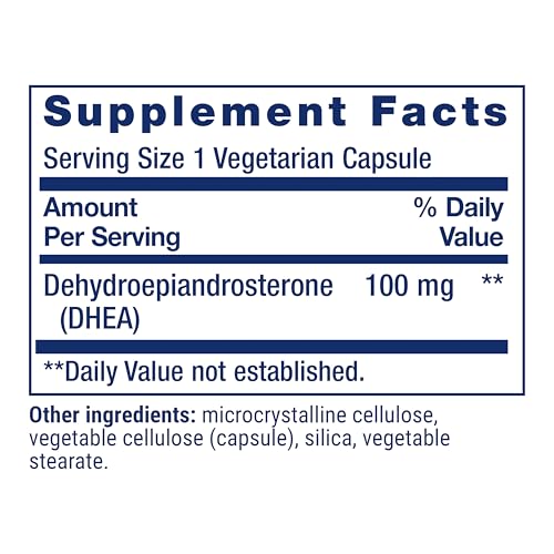 100 mg DHEA supplement for vitality
