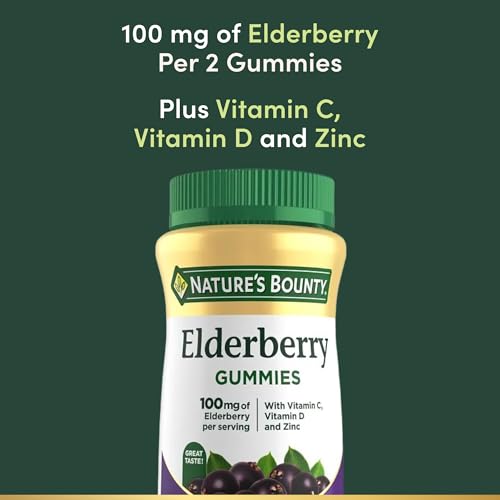 100 mg elderberry gummies for wellness
