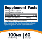 100 mg glutathione for wellness