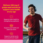 100 mg grape seed capsules for antioxidants
