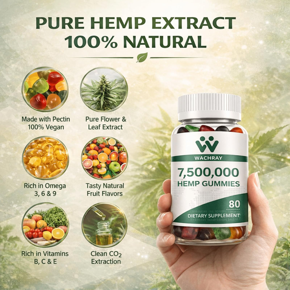 100 mg hemp multivitamin benefits