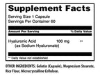 100 mg hyaluronic acid for hydration