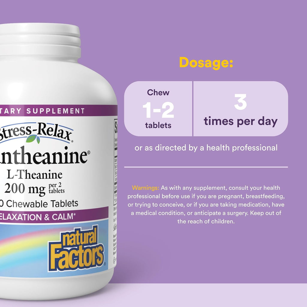 100 mg l-theanine for better focus