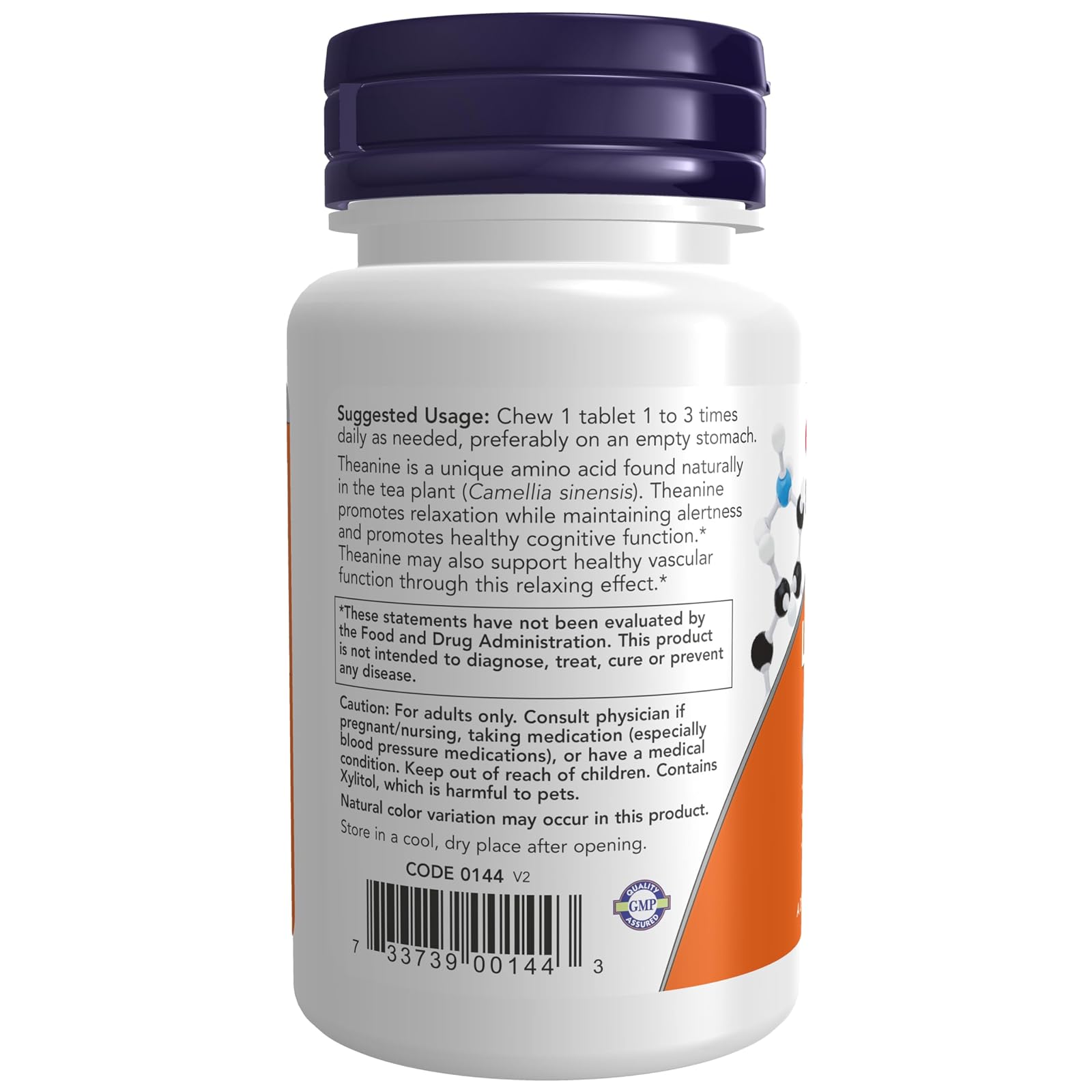 100 mg l-theanine for calm focus