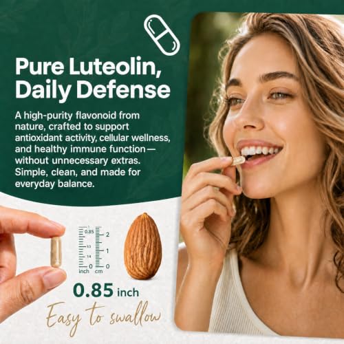100 mg luteolin antioxidant supplement