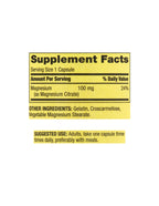 100 mg magnesium citrate benefits