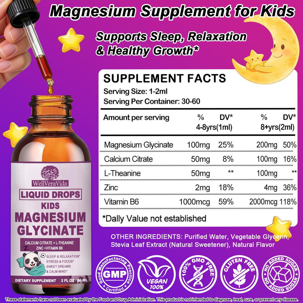100 mg magnesium glycinate for relaxation