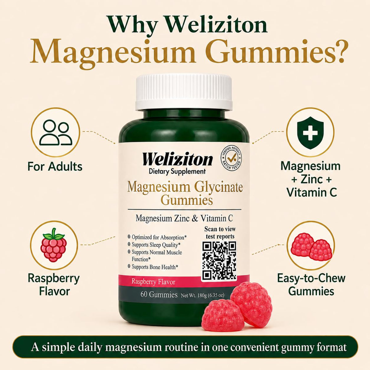 100 mg magnesium gummies for better sleep