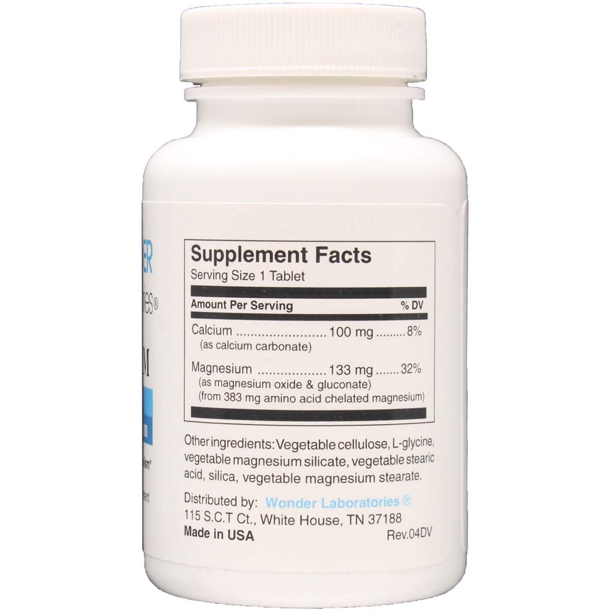 100 mg magnesium tablets for muscle support