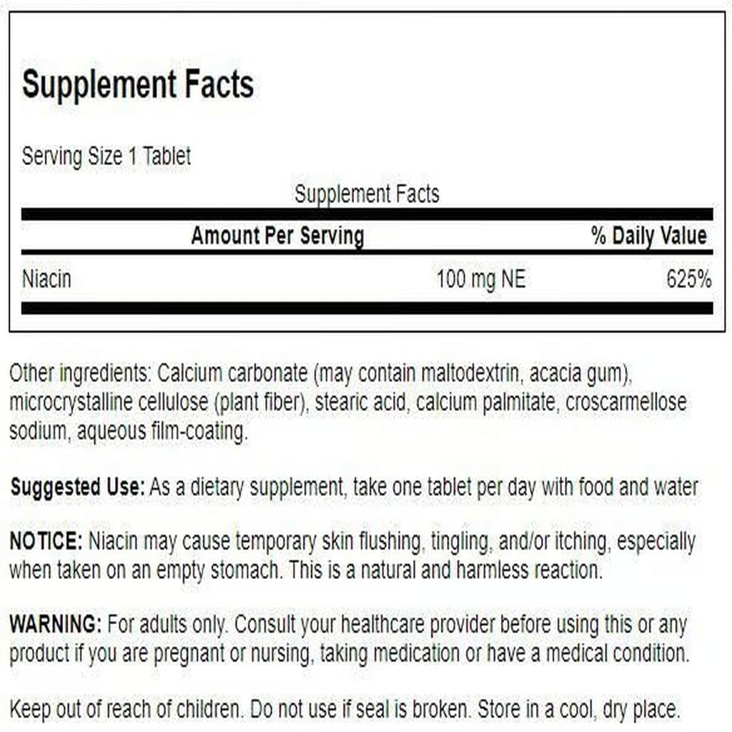 100 mg Niacin for energy support