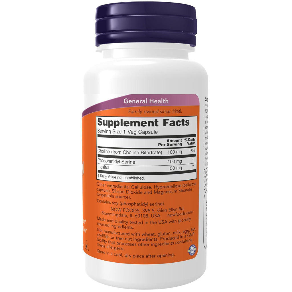 100 mg Phosphatidyl Serine capsules