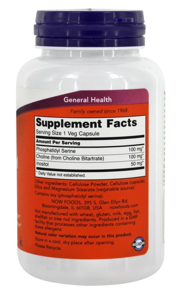 100 mg Phosphatidyl Serine dosage