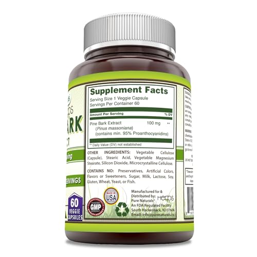100 mg pine bark extract dosage