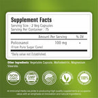 100 mg Policosanol capsules for energy